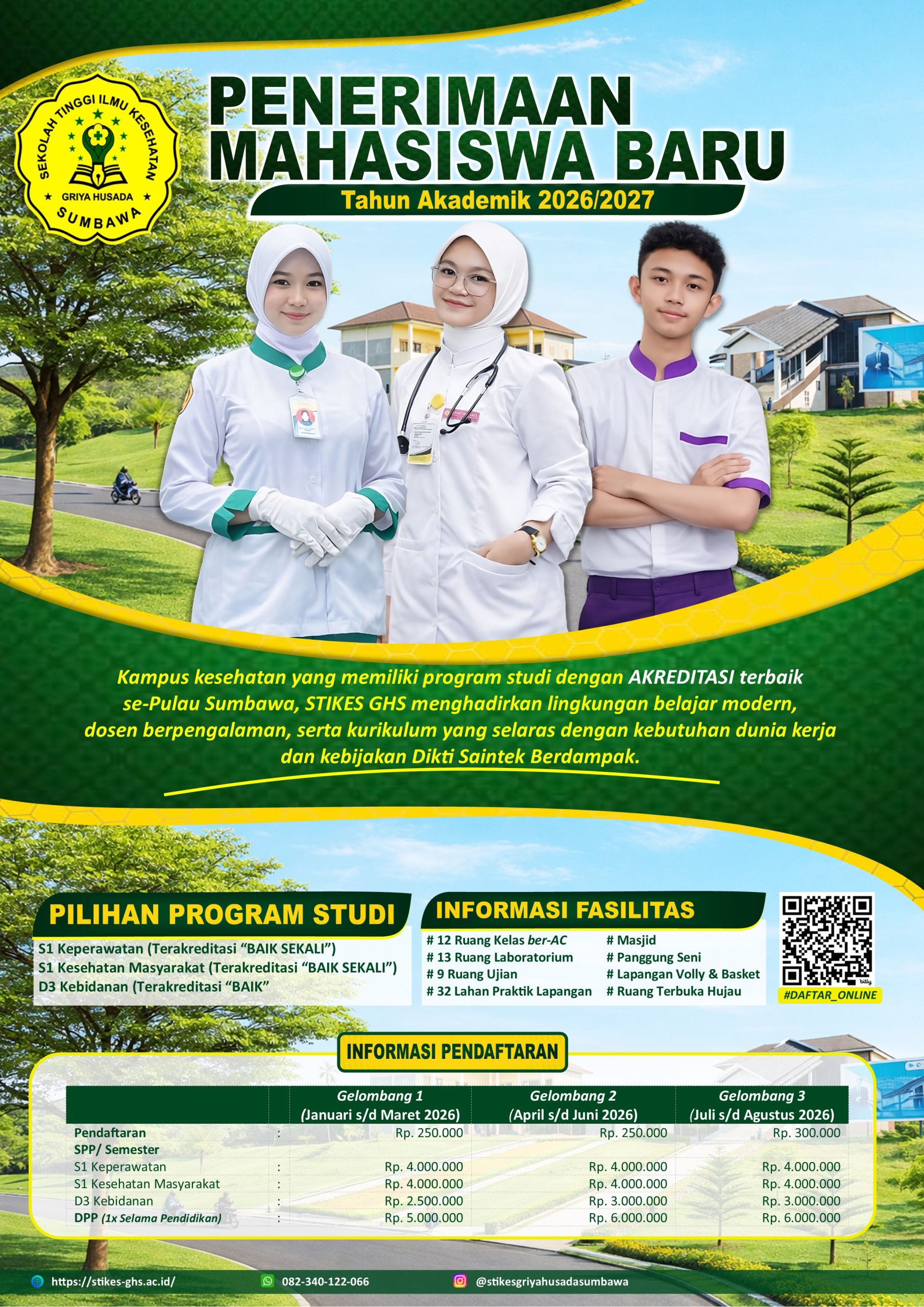 pendaftaran mahasiswa - STIKES-GHS